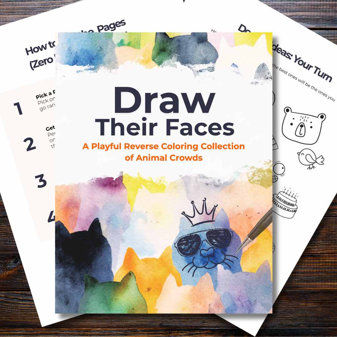 Printable Animal Doodle Pages – Only $3.99 | Instant Download ...